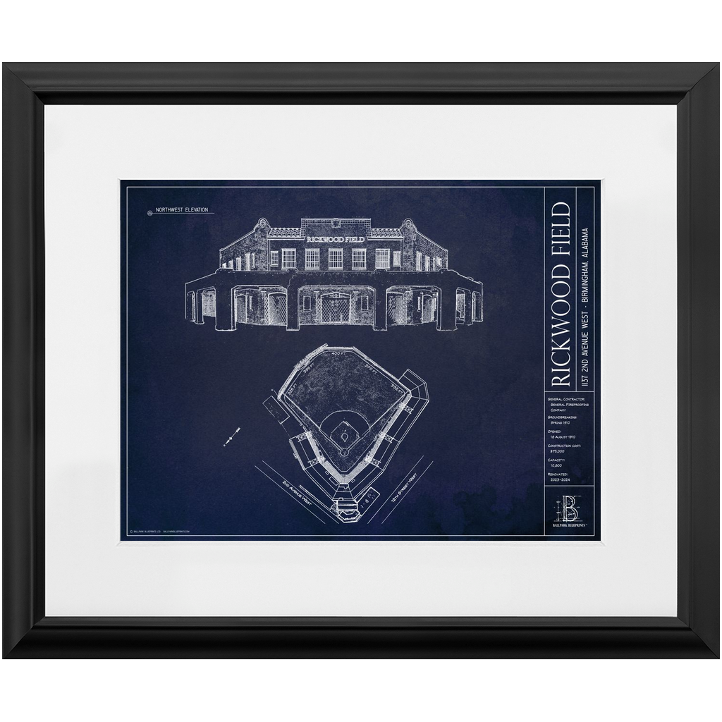 Historic Rickwood Field – Ballpark Blueprints