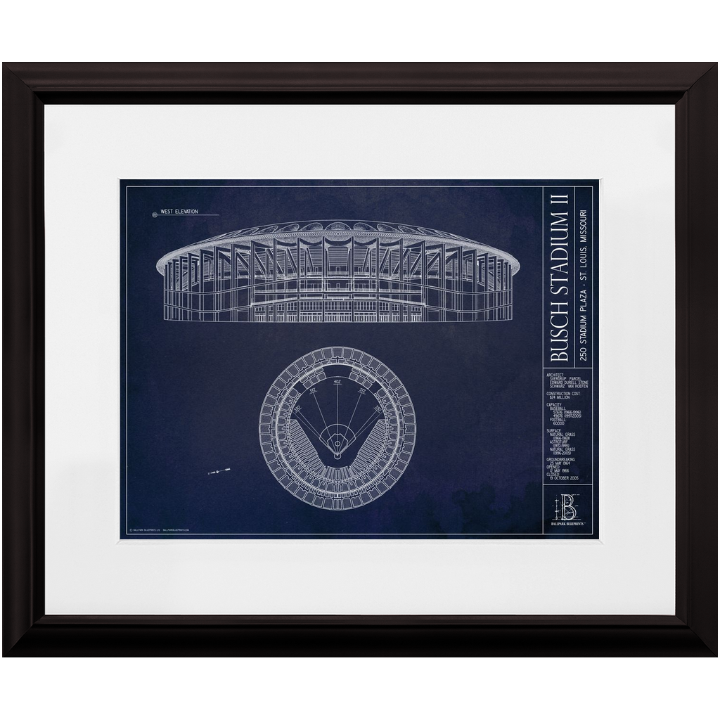 Old Busch Stadium | St Louis Cardinals – Ballpark Blueprints