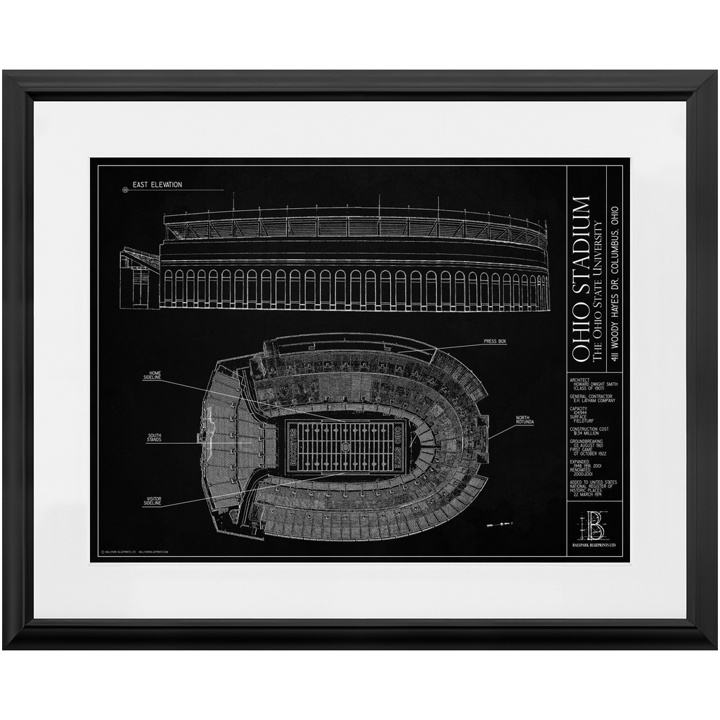 Ohio Stadium | The Ohio State University | OSU Gifts – Ballpark Blueprints