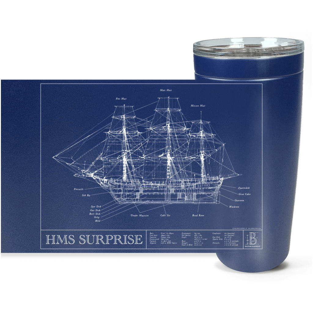 HMS Surprise Viking Tumblers – Ballpark Blueprints