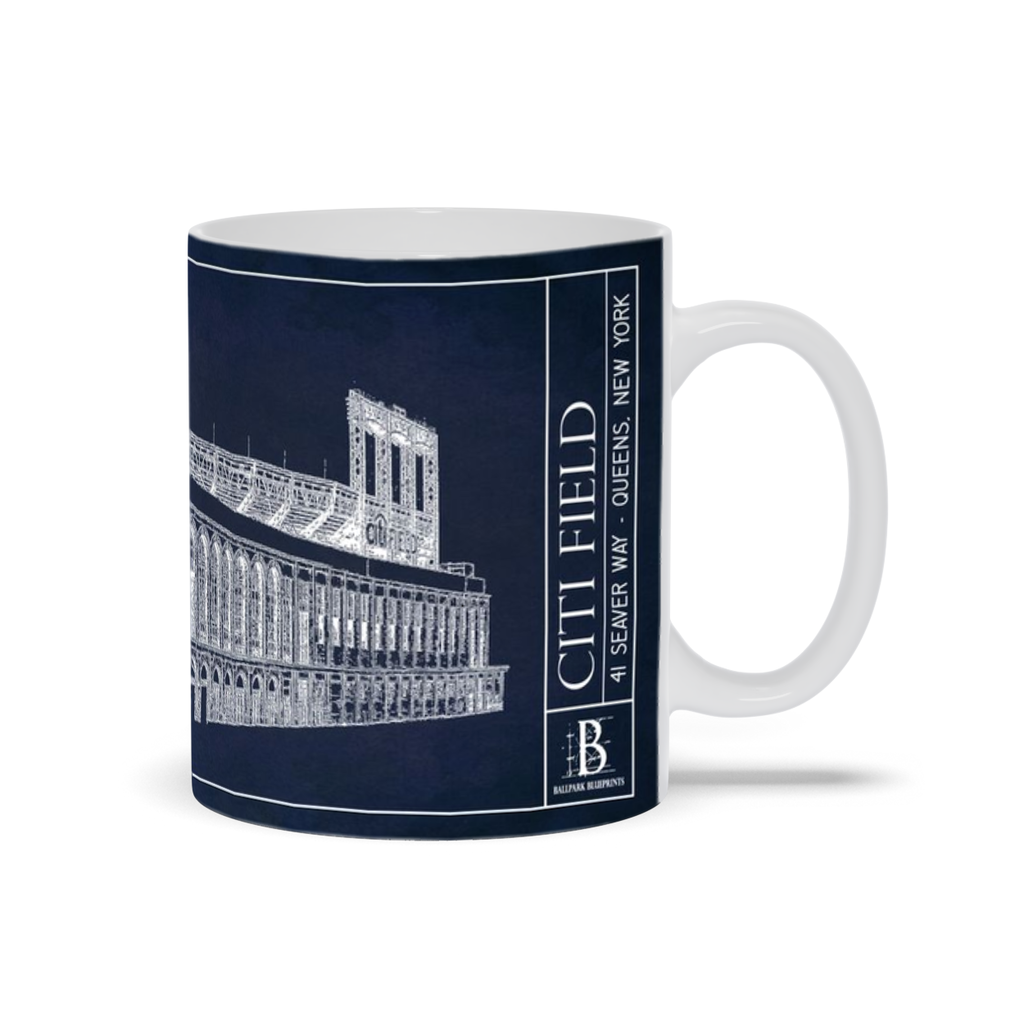 Citi Field Ceramic Mugs – Ballpark Blueprints