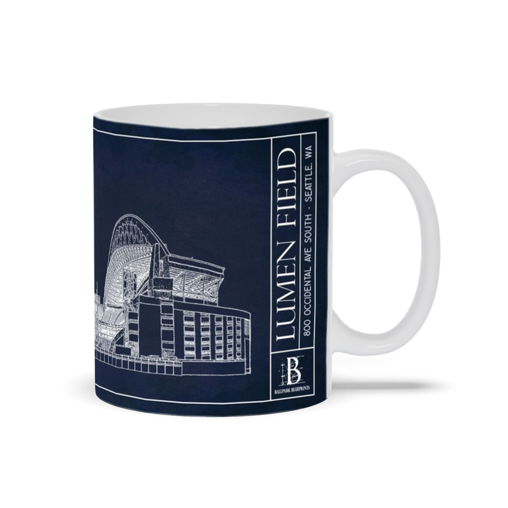 Lumen Field Ceramic Mugs – Ballpark Blueprints