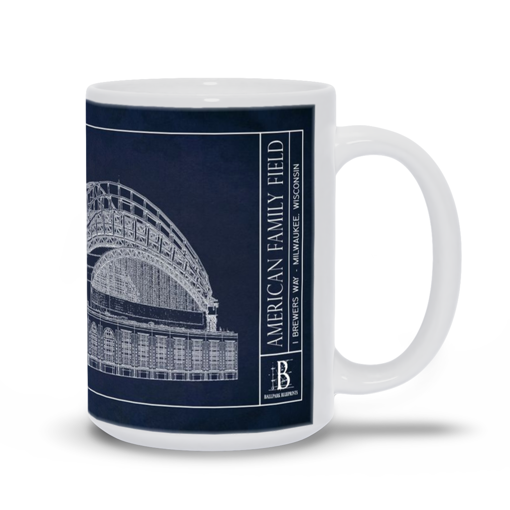 American Family Field Ceramic Mugs – Ballpark Blueprints
