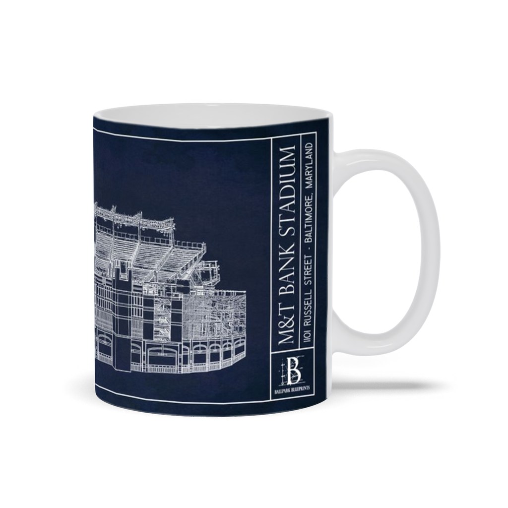 M&T Bank Stadium Ceramic Mugs – Ballpark Blueprints