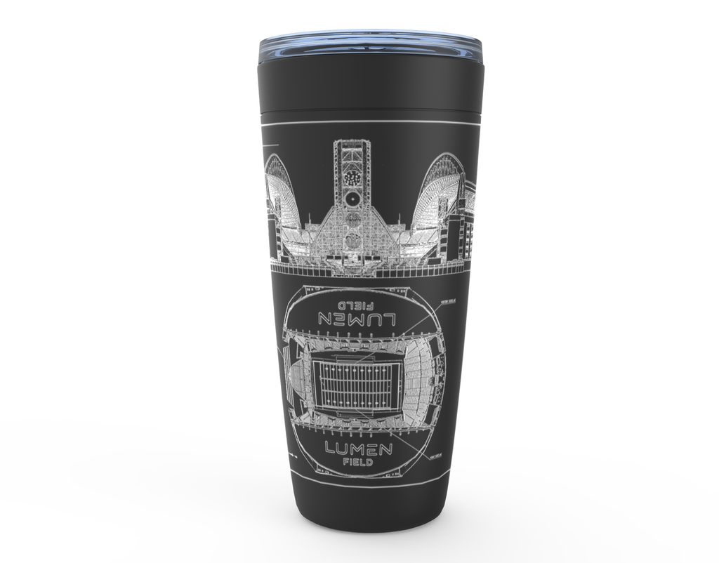 Lumen Field Viking Tumblers – Ballpark Blueprints