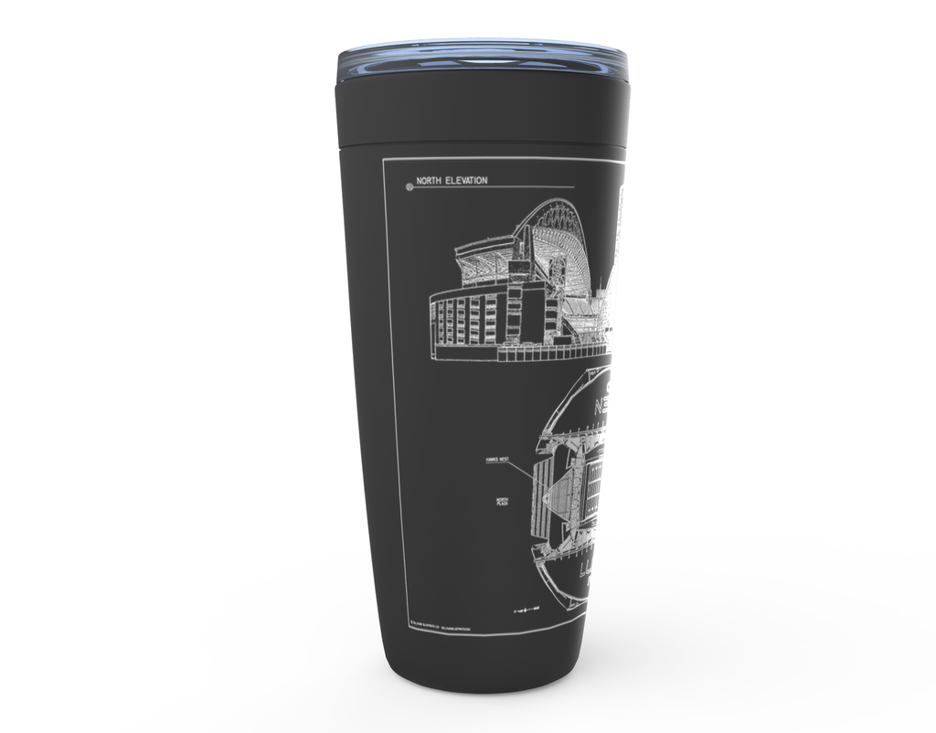 Lumen Field Viking Tumblers – Ballpark Blueprints