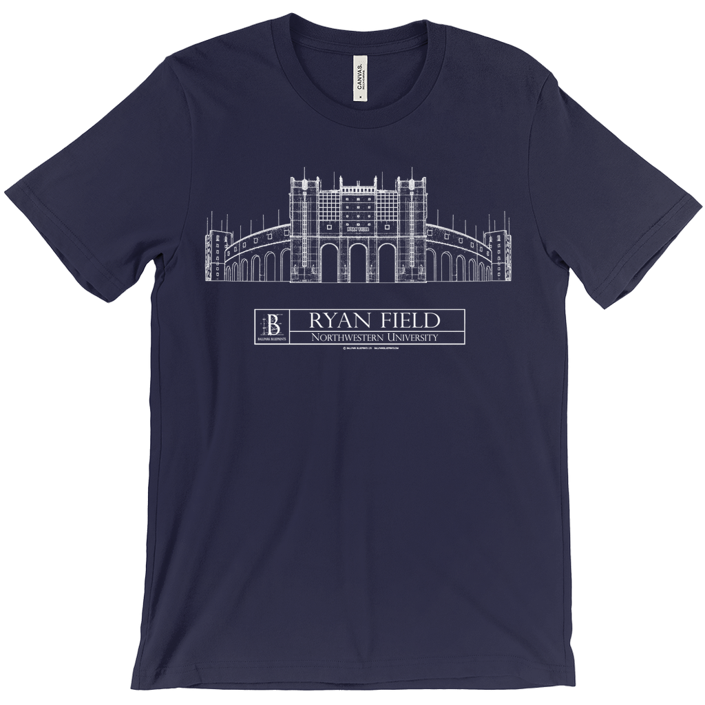 Old Ryan Field Unisex T-Shirts – Ballpark Blueprints