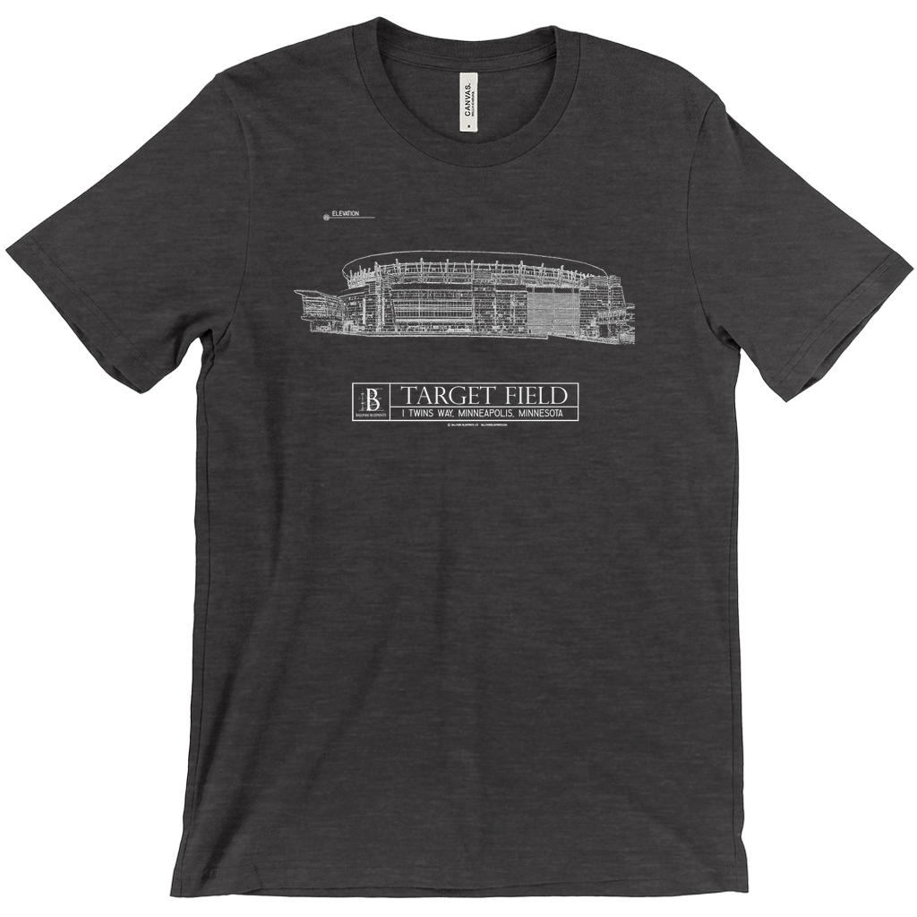 Target Field Unisex T-Shirts – Ballpark Blueprints
