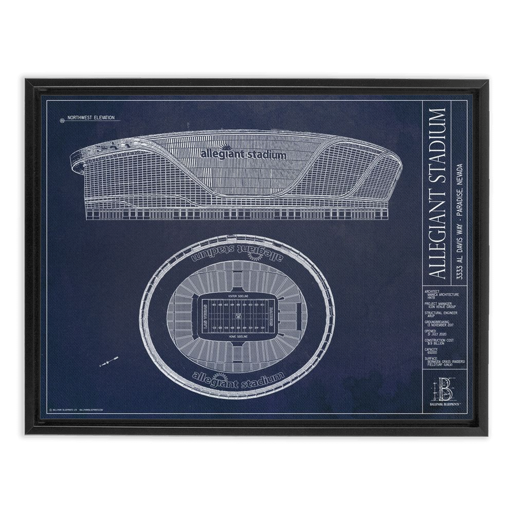 Allegiant Stadium - Las Vegas Raiders – Ballpark Blueprints