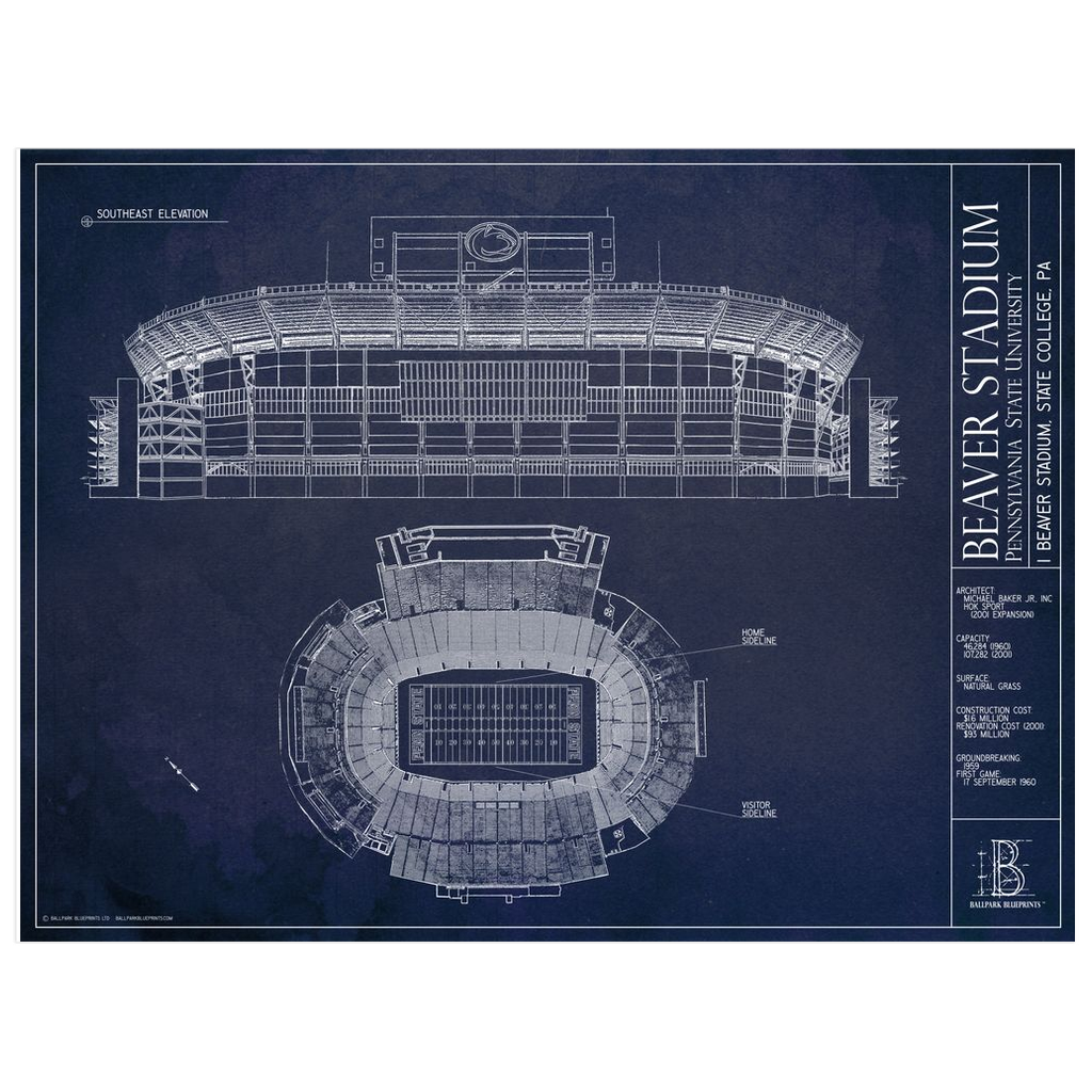Beaver Stadium | Penn State – Ballpark Blueprints