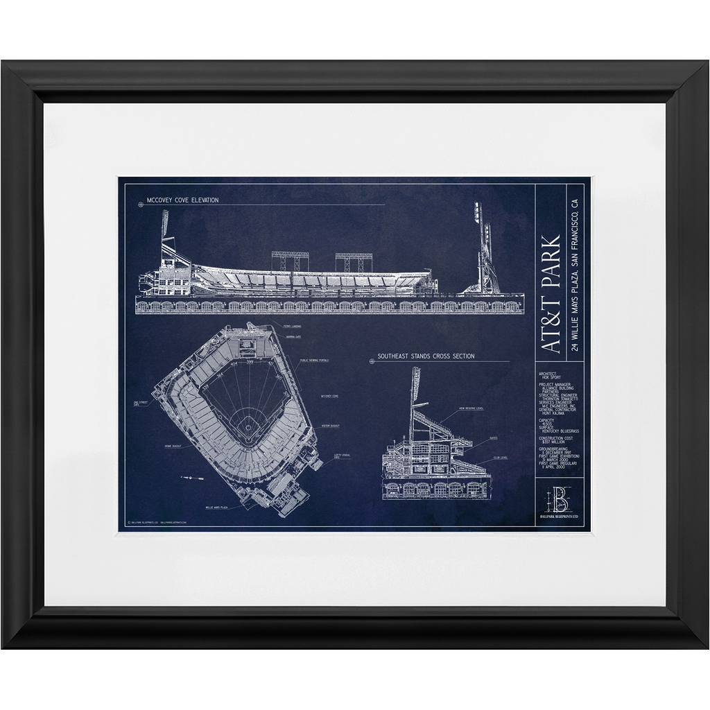 AT&T Park | San Francisco Giants Ballpark Blueprint – Ballpark Blueprints