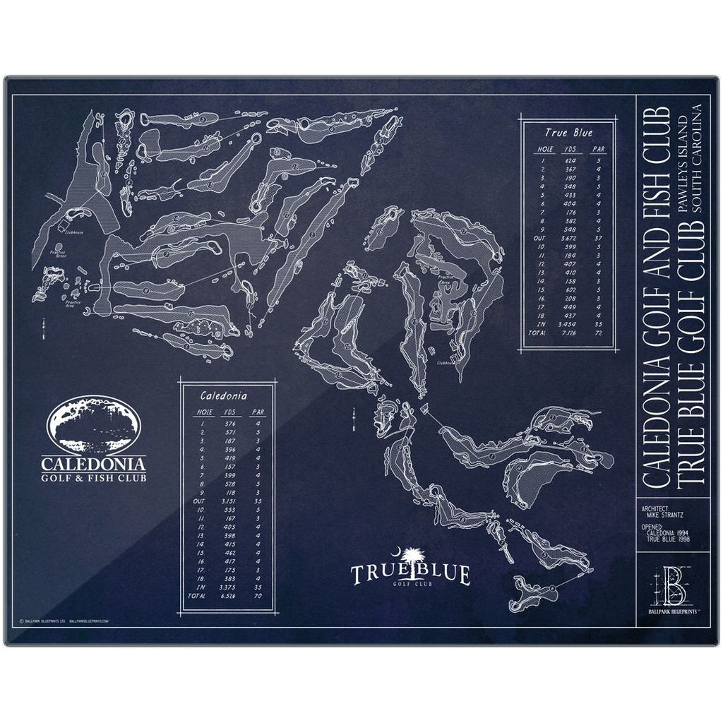 Caledonia + True Blue Golf Courses – Ballpark Blueprints