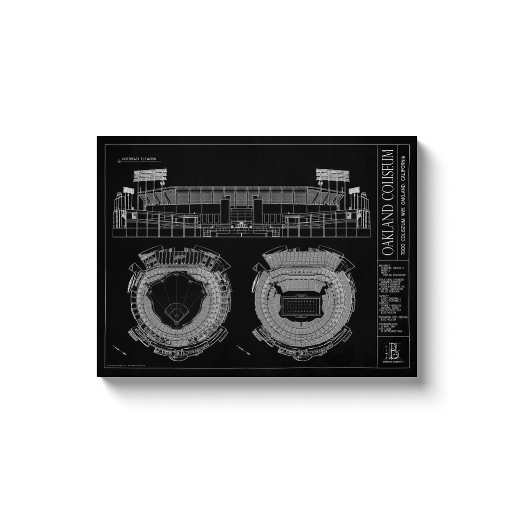 Oakland Coliseum – Ballpark Blueprints