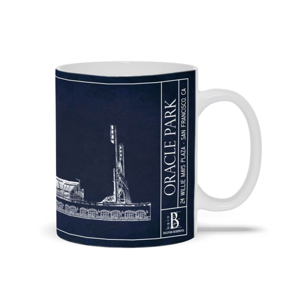 Oracle Park Ceramic Mug – Ballpark Blueprints